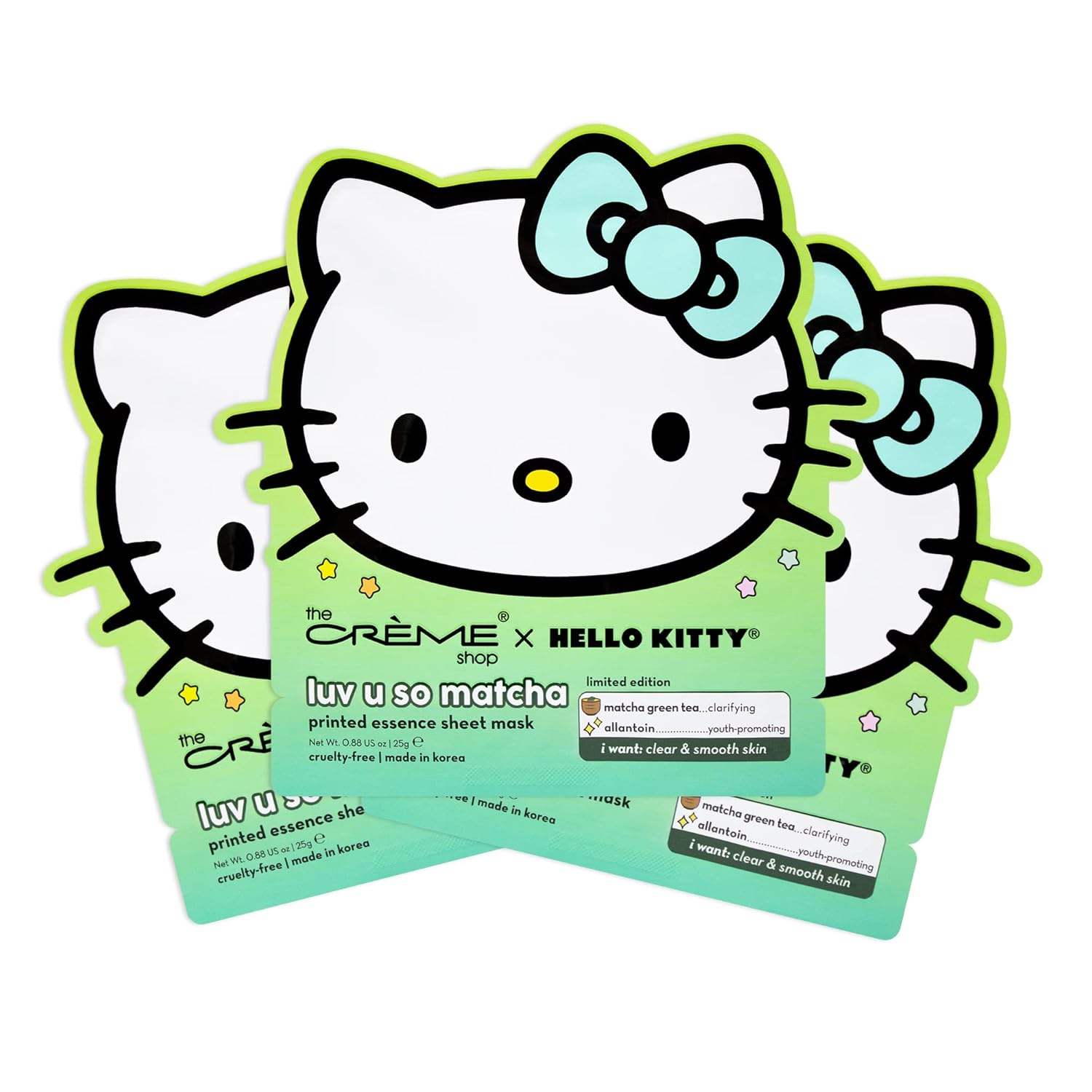 Mascarilla Hello Kitty Matcha Green Tea – Miniatura