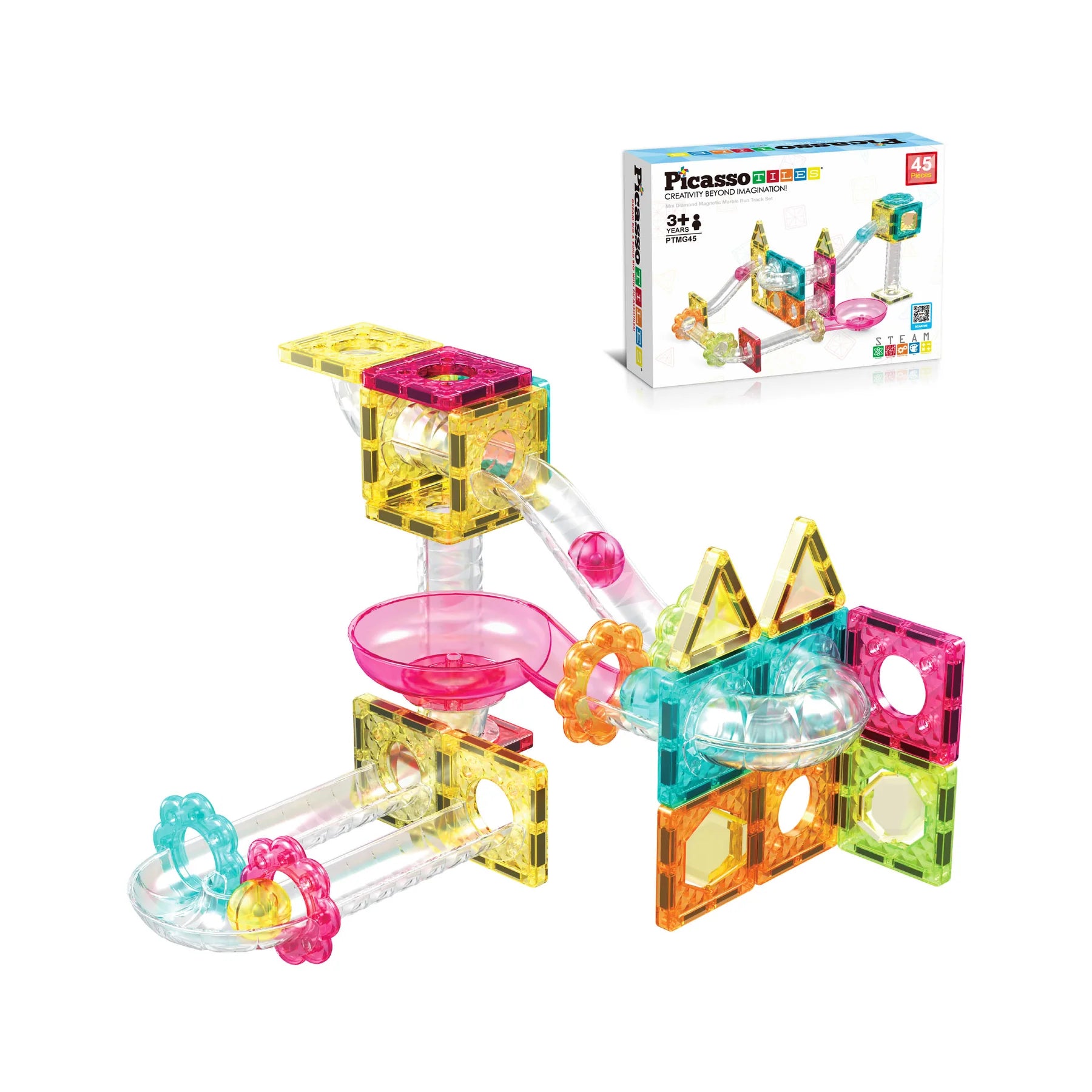 Marble Run Magnetico Mini - Set de 45 Piezas – Miniatura